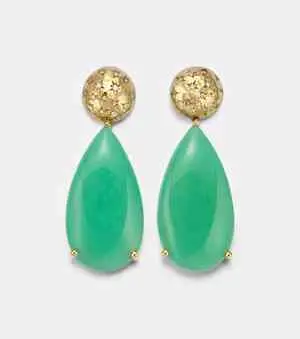 OCTAVIA ELIZABETH Imogen 18kt Yellow Drop Earrings - Gold