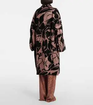 Dries Van Noten Floral Print Coat