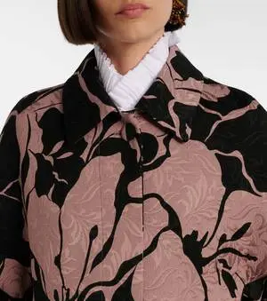 Dries Van Noten Floral Print Coat