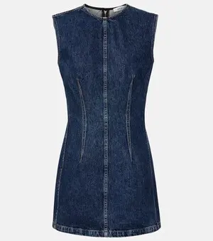 AGOLDE Barton Denim Minidress - Blue