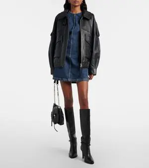 AGOLDE Barton Denim Minidress - Blue