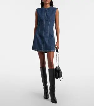 AGOLDE Barton Denim Minidress - Blue