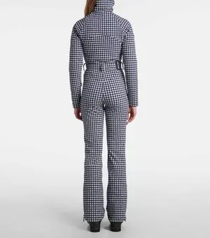 Cordova Chatel Checked Ski Suit - Blue