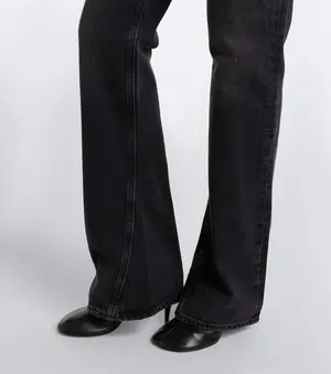 AGOLDE Kick Boot Bootcut Jeans In Reissue - Black