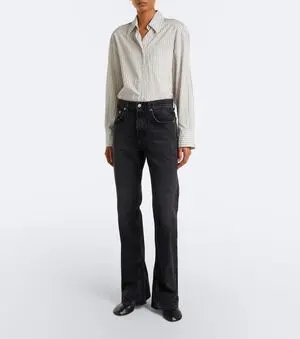 AGOLDE Kick Boot Bootcut Jeans In Reissue - Black