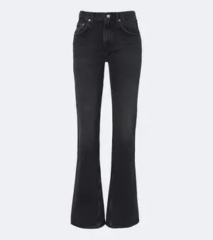AGOLDE Kick Boot Bootcut Jeans - Black