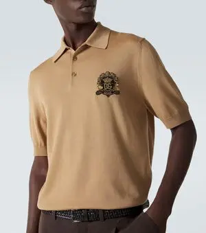 Dolce & Gabbana Virgin Wool Polo Shirt