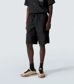 Dolce & Gabbana Vanity Cotton Poplin Bermuda Shorts - Black