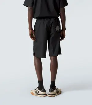 Dolce & Gabbana Vanity Cotton Poplin Bermuda Shorts - Black
