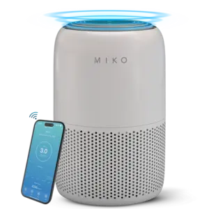 MIKO Smart True Hepa Air Purifier With App Control - One-color