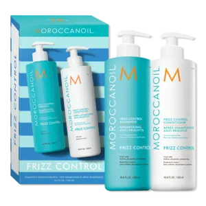 MOROCCANOIL Frizz Control Shampoo & Conditioner Half-liter Duo - One-color