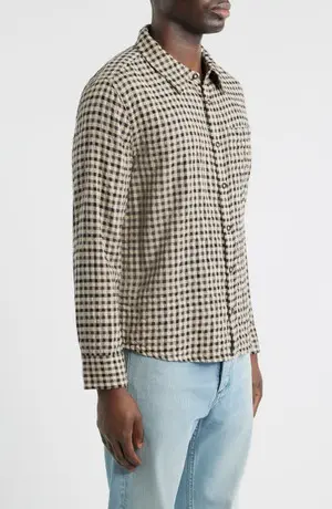 CORRIDOR Fall Check Button-up Shirt