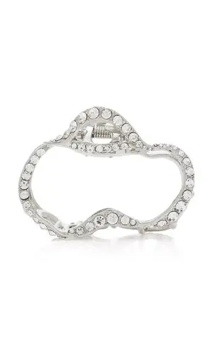LELET NY Tera Crystal Claw Clip - Silver