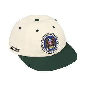 Supreme Supreme Pledge Allegiance 6-Panel Cap White