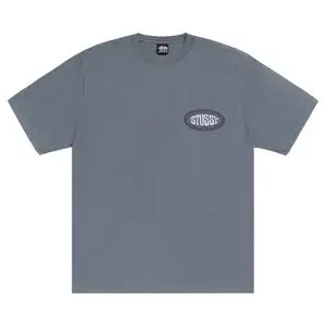StÜssy Tile Oval Tee - Blue