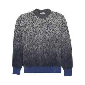 Off-White Mohair Degrade Knit Crewneck