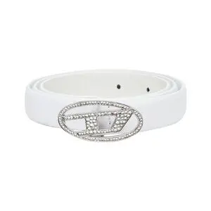 DIESEL® B 1dr Strass 20 Belt - White