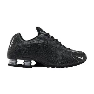 Nike Shox R4 Distressed Leather - Black