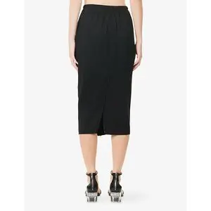Rick Owens Zip-front Wool Midi Skirt