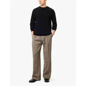 Sunspel Relaxed-fit Lambswool Jumper - Black