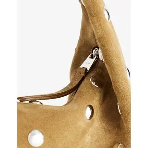Khaite Olivia Hobo Studded Shoulder Bag