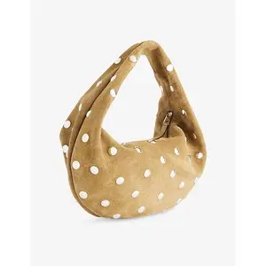 Khaite Olivia Hobo Studded Shoulder Bag