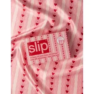 Slip Lace-trimmed Queen-size Silk Pillowcase