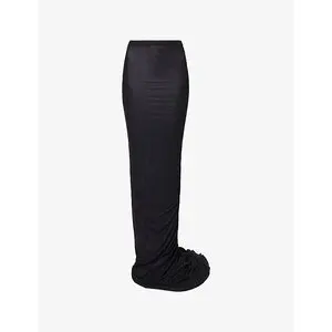 Rick Owens Woven Split Midi Skirt