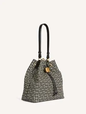 Balmain Pulse Monogram Jacquard Backpack