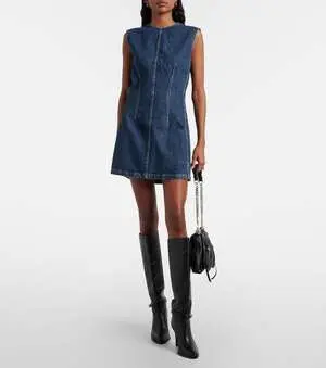 AGOLDE Barton Denim Minidress - Blue
