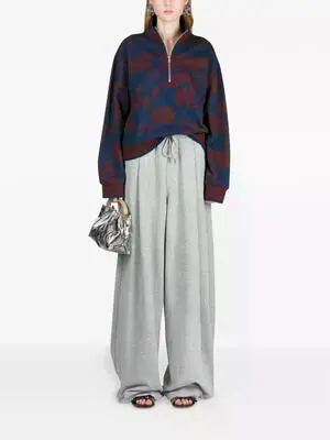 Dries Van Noten Loose Wide Leg Trousers