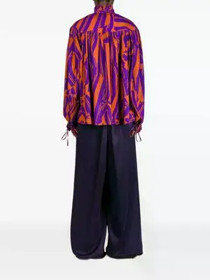 Dries Van Noten Ruffled Cotton Shirt