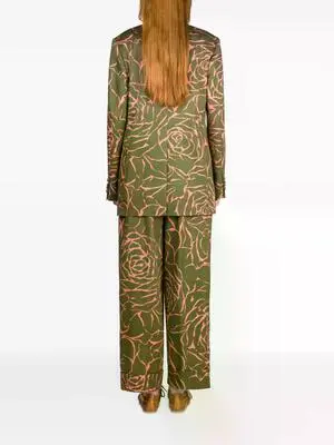 Dries Van Noten Loose-fit Floral Blazer