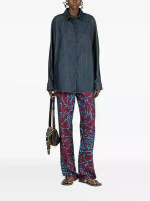 Dries Van Noten Denim Cocoon Shirt