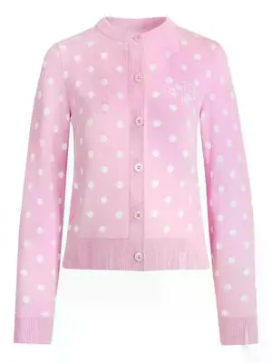 PATOU Polka-dot Cardigan - Pink