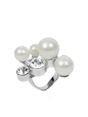 Dries Van Noten Ornamented Ring - Silver