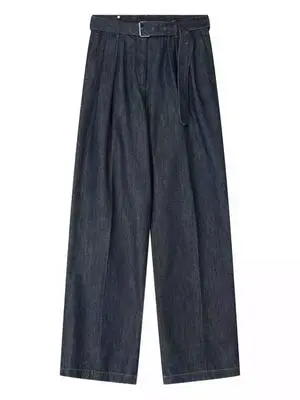 Dries Van Noten Belted Wide-leg Jeans