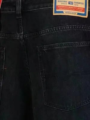 DIESEL® D-macro Wide Leg Jeans - Black