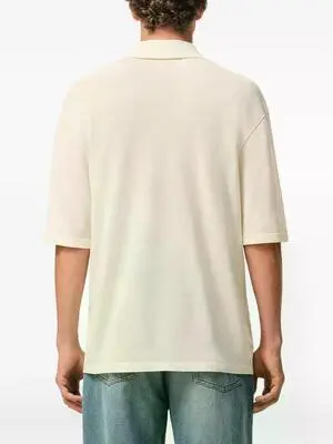 AMI Paris De Coeur Embroidered Polo Shirt