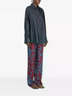 Dries Van Noten Denim Cocoon Shirt