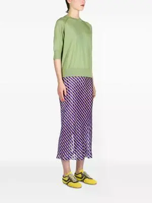 Dries Van Noten Merino Wool Sweater - Green