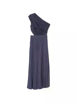 One Shoulder Pleated Dresses