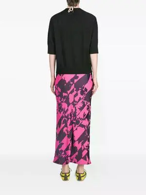 Dries Van Noten Printed Midi Skirt