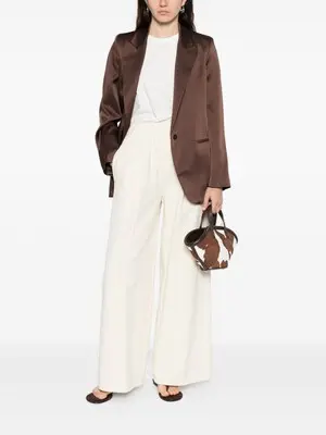 FORTE_FORTE Single-breasted Blazer Jacket