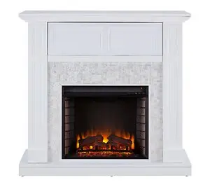 SEI FURNITURE Sei Nobleman Tiled Media Fireplace Console - One-color