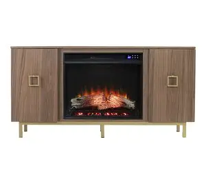 SEI FURNITURE Sei Yorkville Touch Screen Electric Fireplace W Ith Storage - One-color