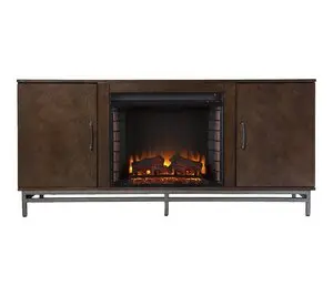 SEI FURNITURE Sei Dibbonly Electric Fireplace With Media Stor Age - One-color