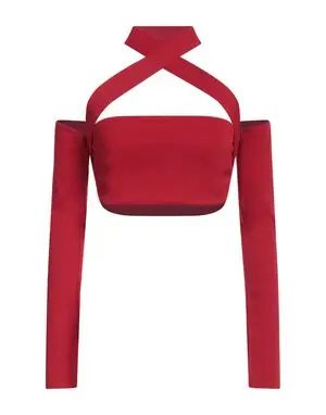 Dolce & Gabbana Viscose Blend Crop Top - Red