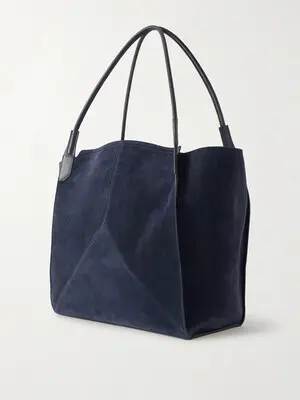 Victoria Beckham The Suede Tote - Blue