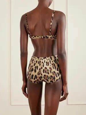 Dolce & Gabbana Leopard-print Bikini Brief - Animal Print